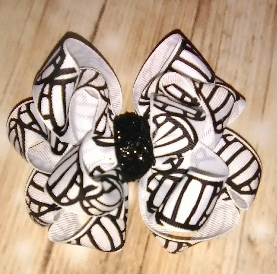 Volleyball Octopus Style Hairbow - Etsy