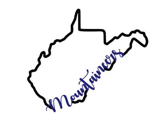 West virginia svg | Etsy