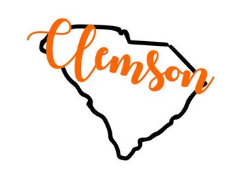 Clemson clipart | Etsy