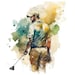 Set of 4 Golf Watercolor Clipart Golf Sublimation Pro Shop - Etsy