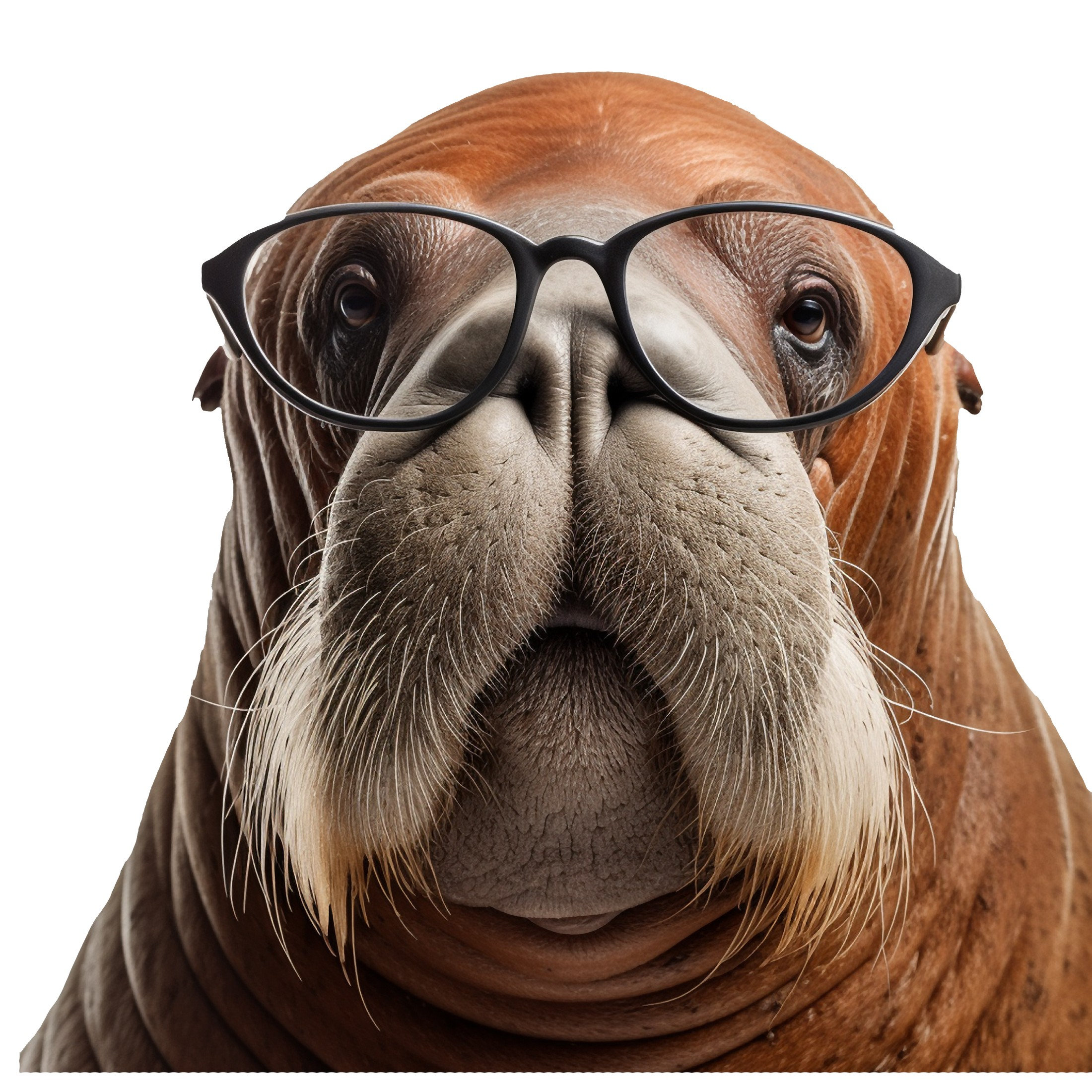 Walrus Clipart in Glasses Set of 4 Portraits PNG Set - Etsy Australia
