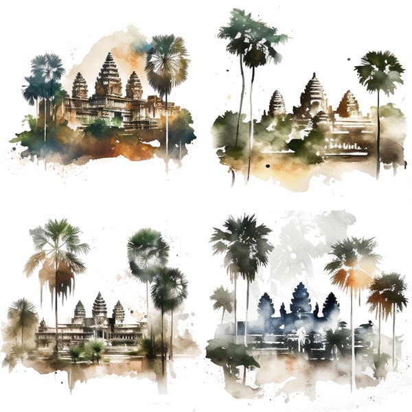 Angkor Wat T Shirts - Etsy