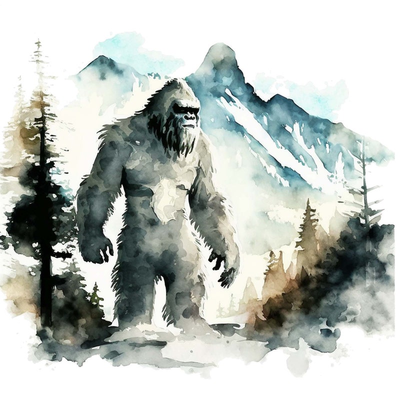 Abominable Snowman Clipart - Etsy