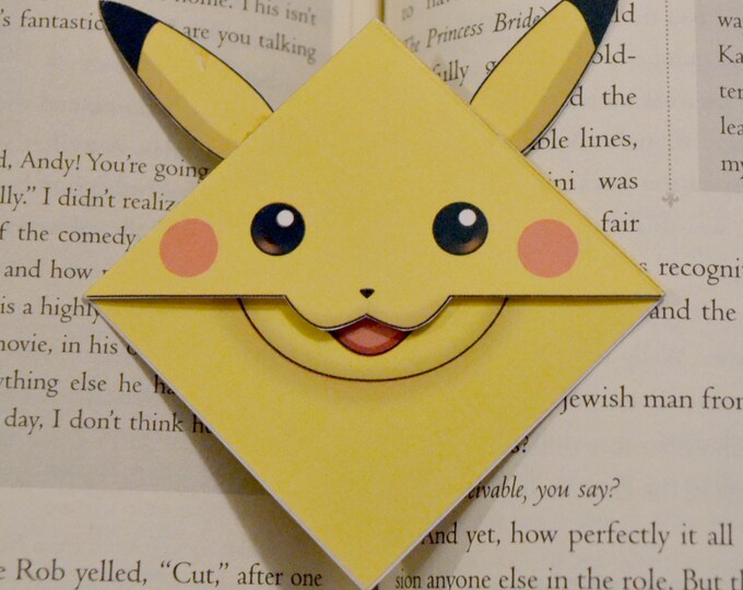 Pikachu Bookmark - Etsy