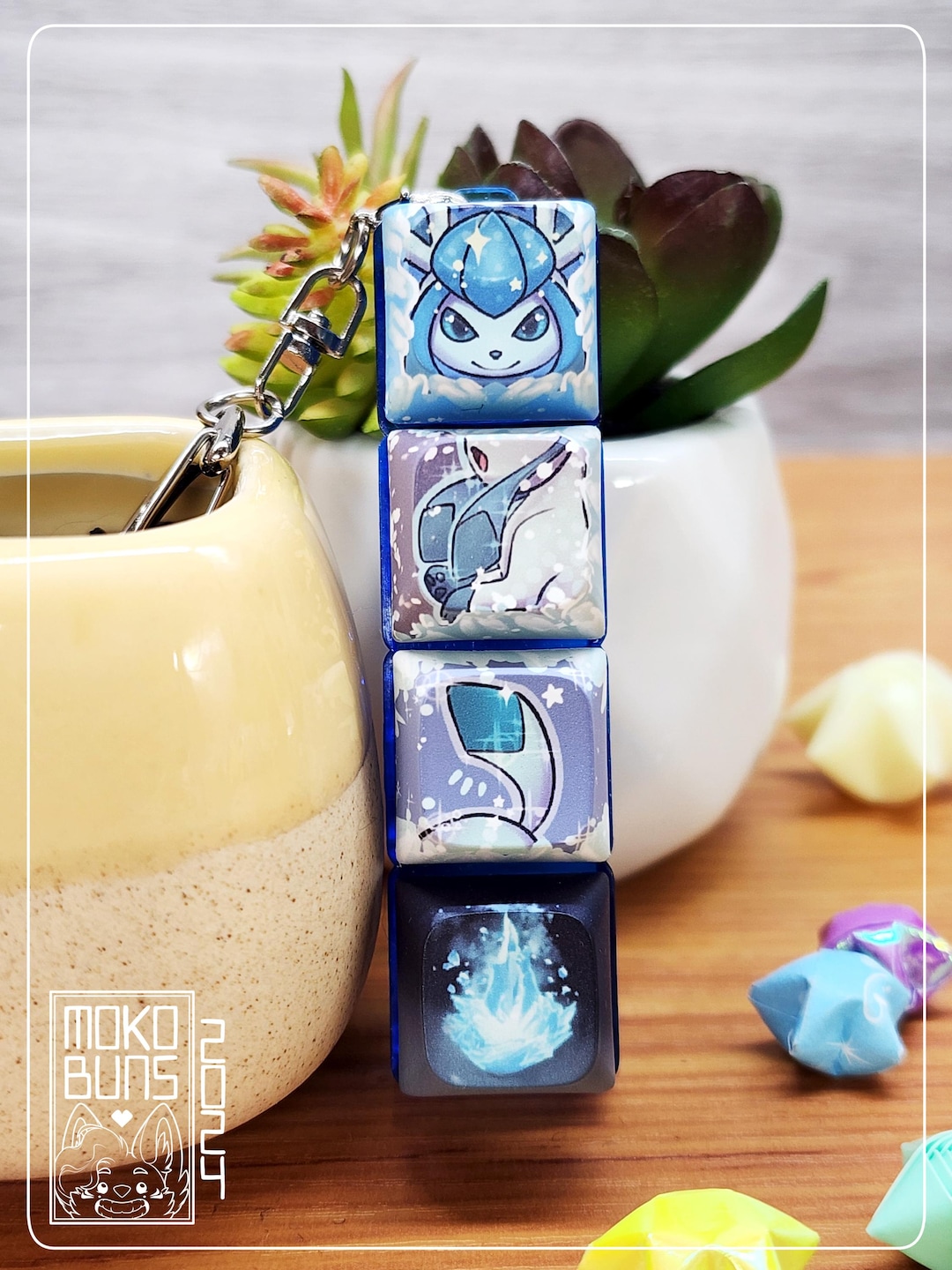 Glaceon Keycap Set - KEYCAPS ONLY - - Etsy UK