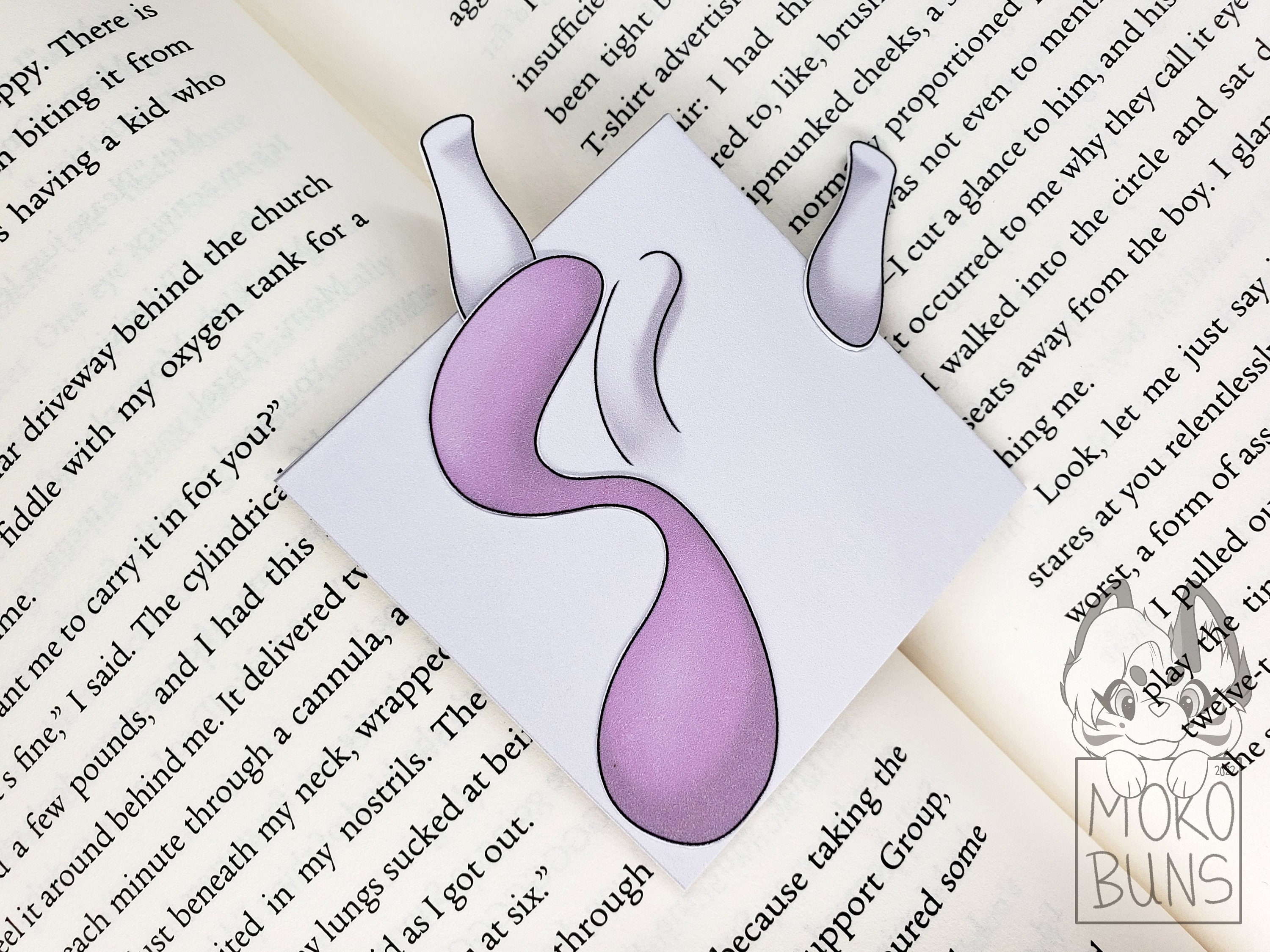 Mewtwo Bookmark - Etsy