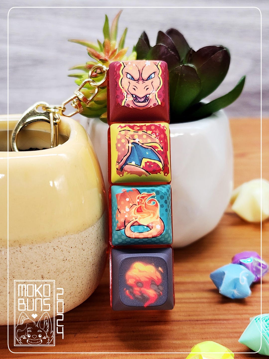 Charizard Keycap Set - KEYCAPS ONLY - - Etsy UK