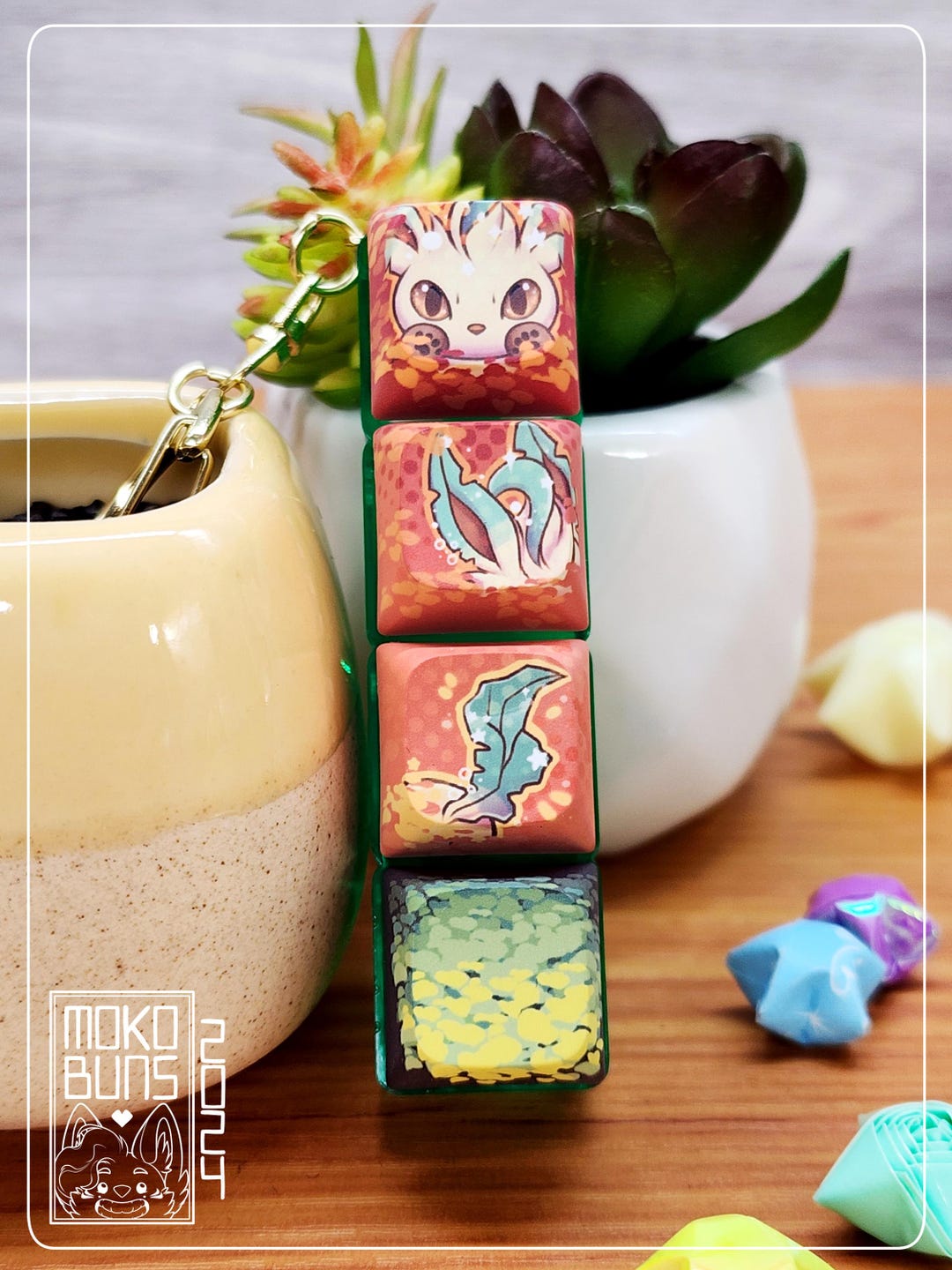 Leafeon Keycap Set - KEYCAPS ONLY - - Etsy