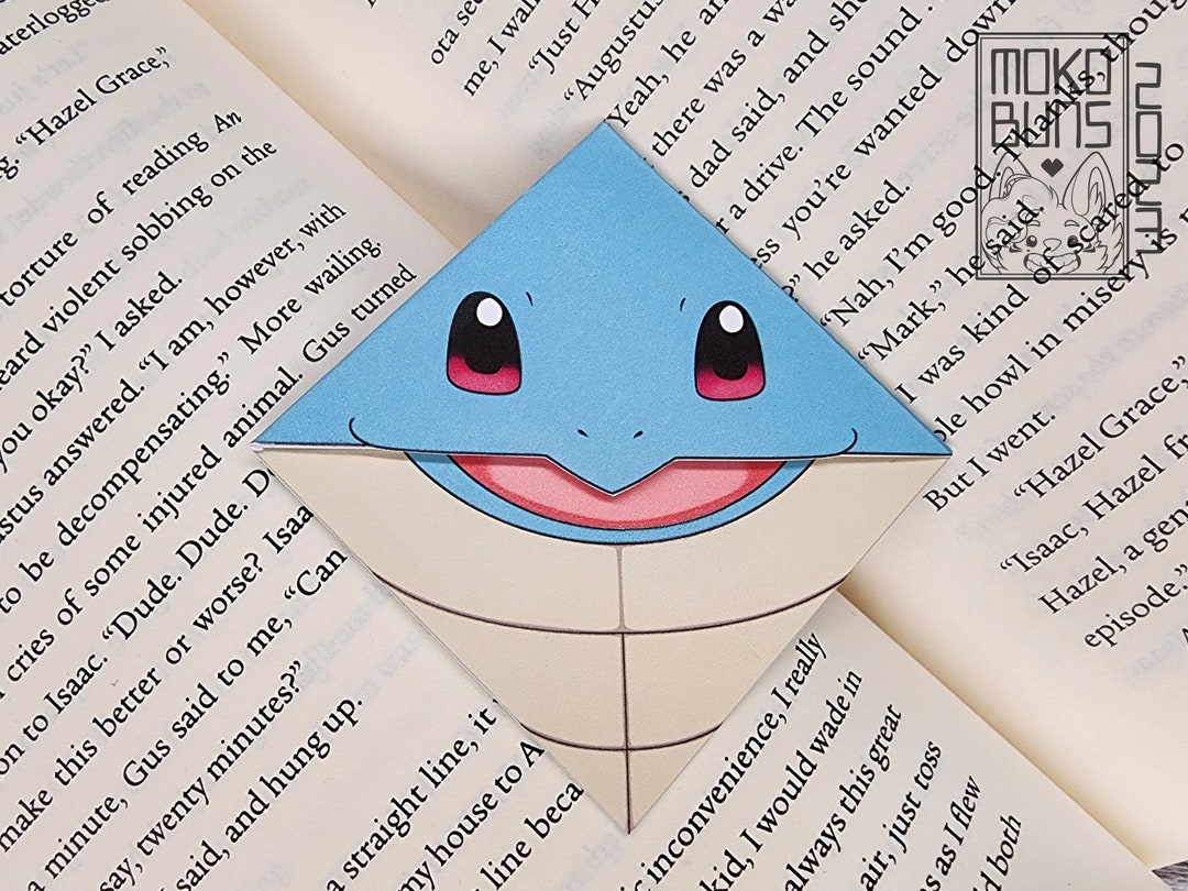 Squirtle Bookmark - Etsy