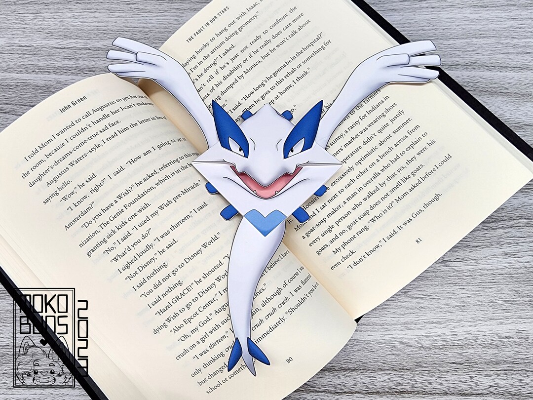Lugia Bookmark - Etsy