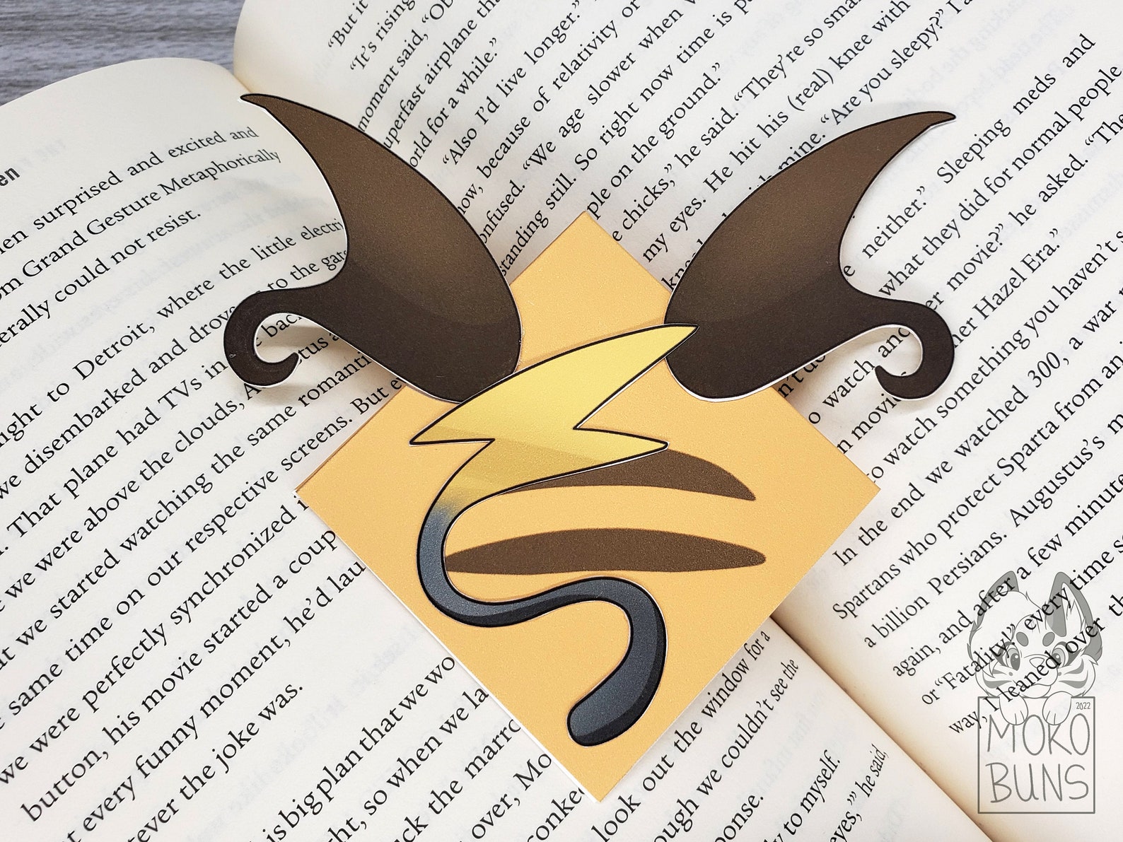 Raichu Bookmark - Etsy