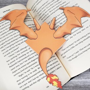 Charizard Bookmark - Etsy