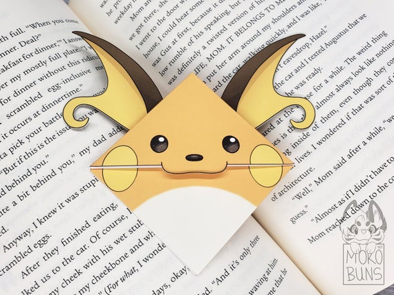 Raichu Bookmark - Etsy
