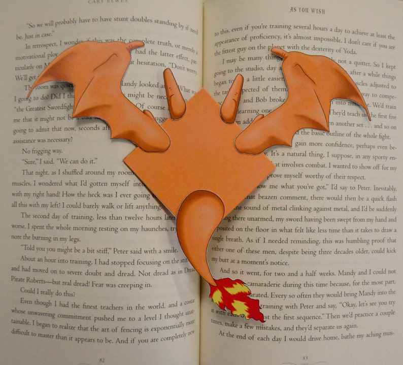 Charizard Bookmark | Etsy