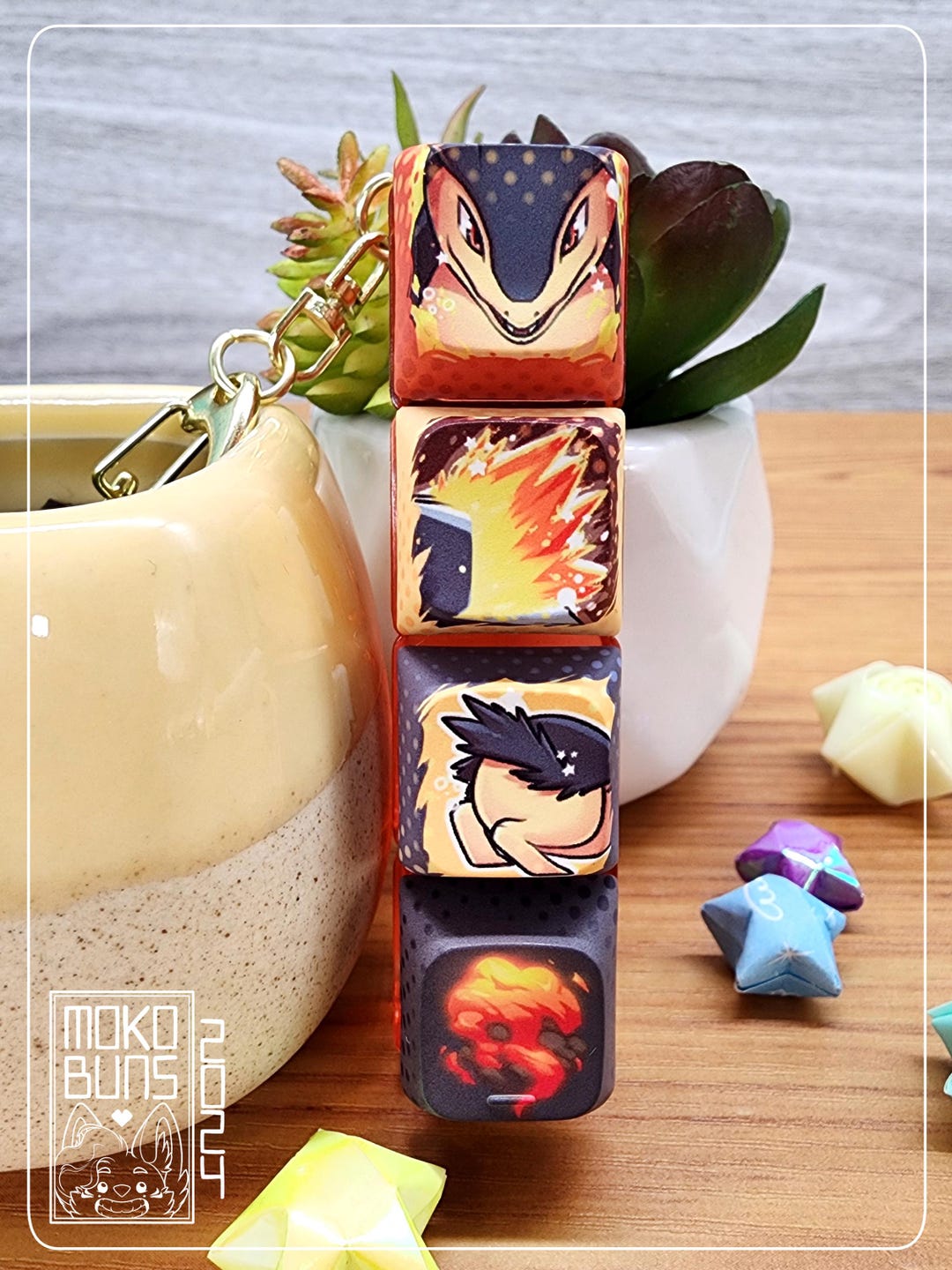 Typhlosion Keycap Set - KEYCAPS ONLY - - Etsy