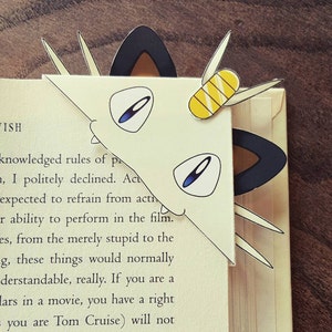 Meowth Bookmark - Etsy UK