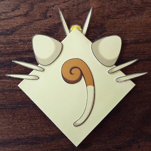Meowth Bookmark - Etsy UK