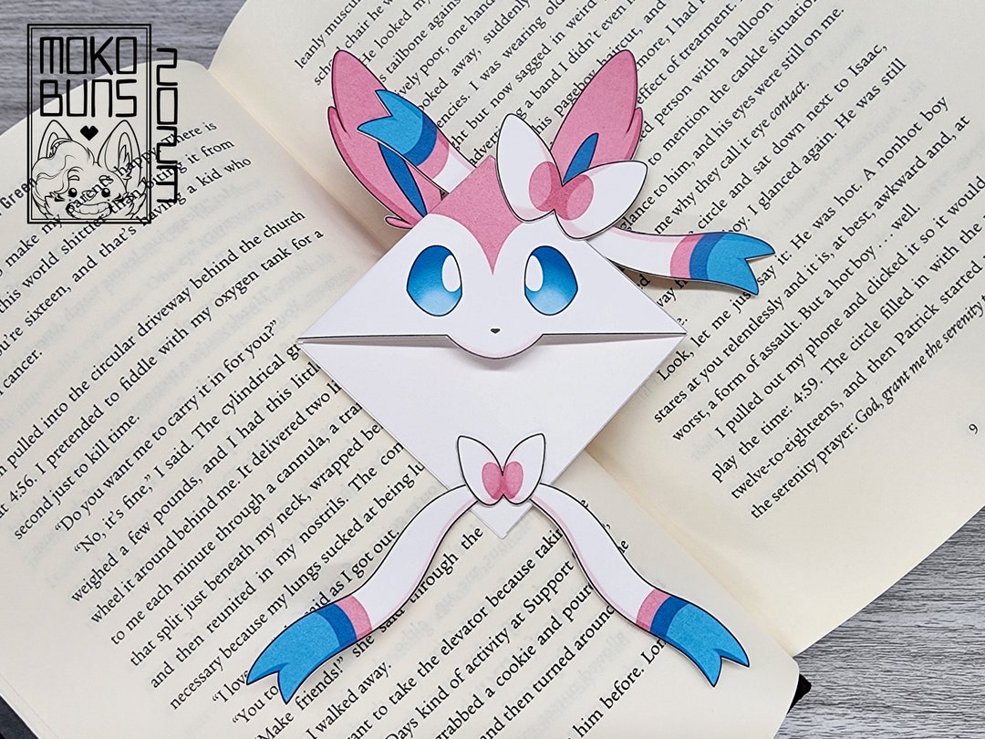 Sylveon Bookmark - Etsy