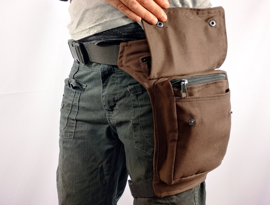 Utility Belt With a Click Buckle and an Extra Strap on the - Etsy