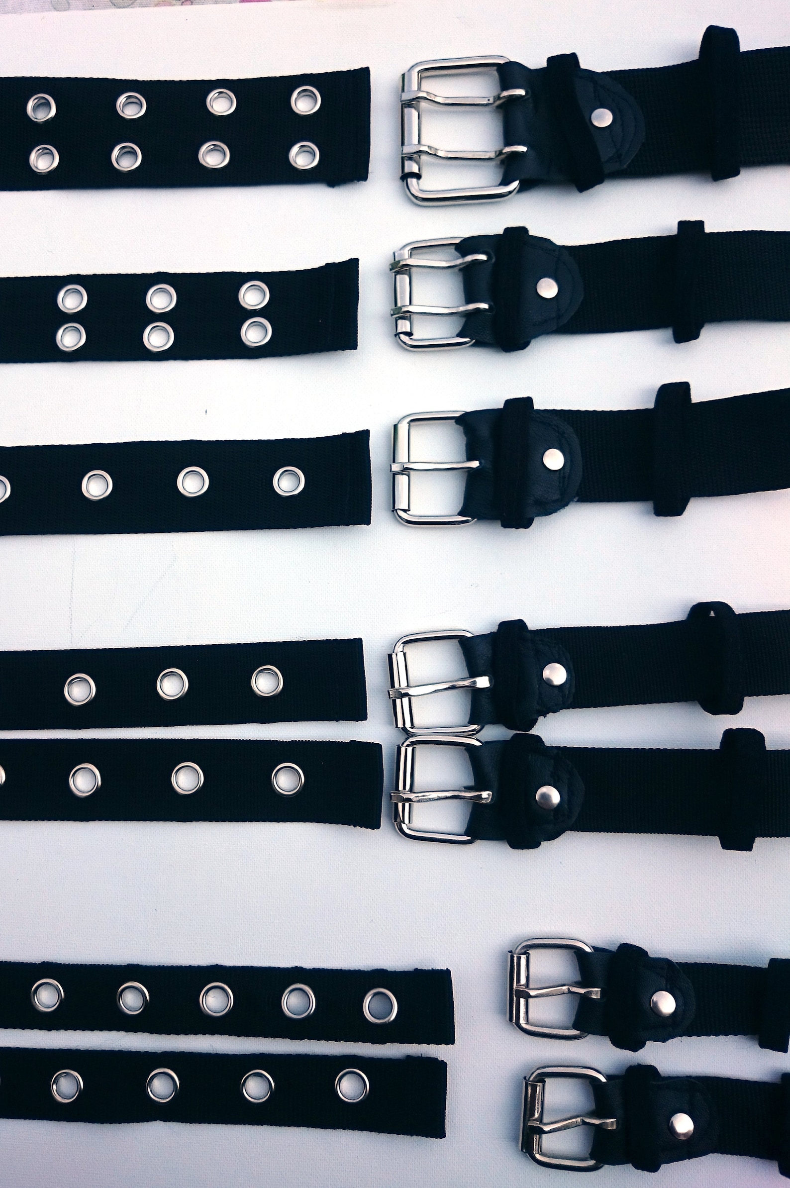 Utility belt black organic cotton also plus size metal | Etsy