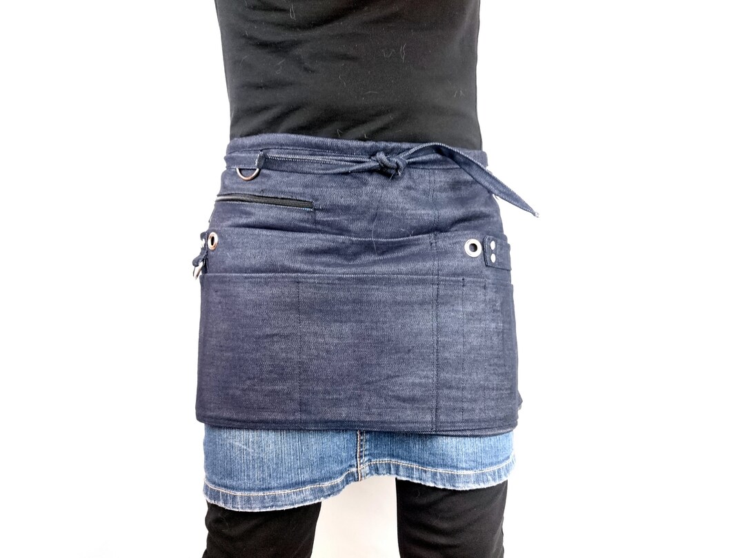Extra Strong Denim Apron for Garden and Work a Half Apron - Etsy