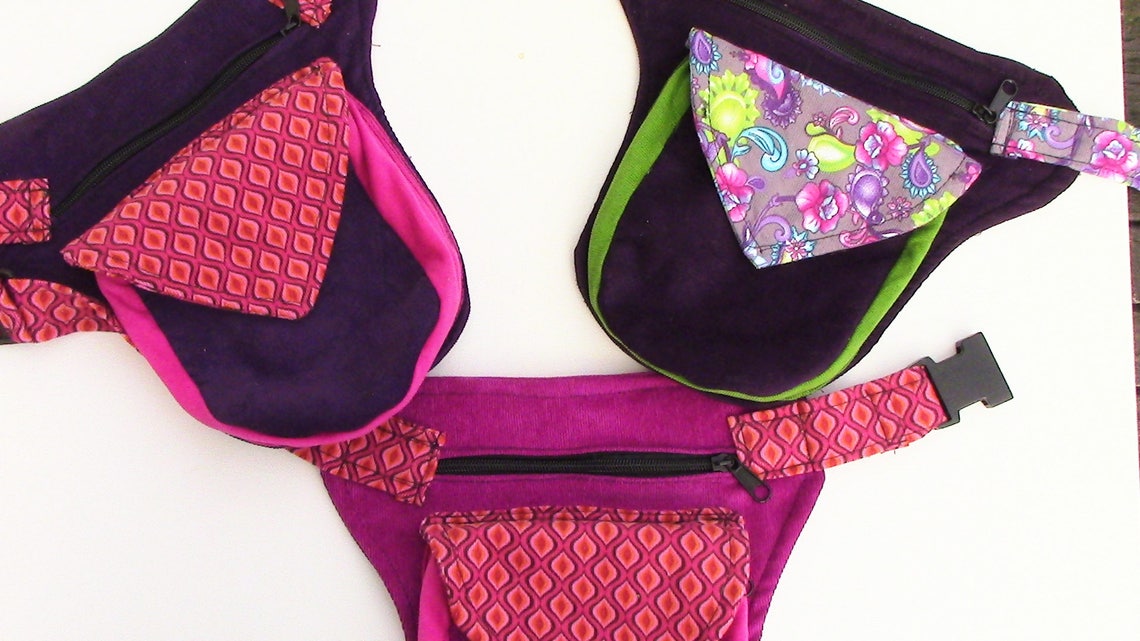 Hip bag for children with click buckle in lots of colors kids | Etsy