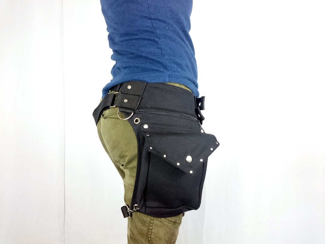 Utility Belt With REMOVABLE Leg Strap on the Thigh, and TRIANGULAR Flap ...