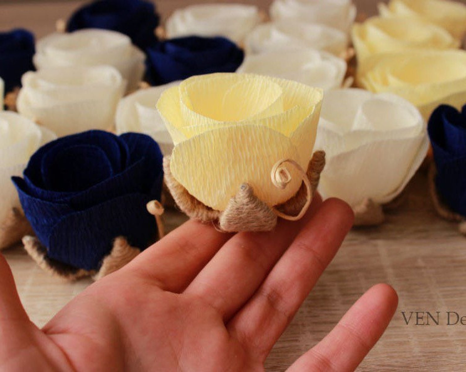 10 Colorful Rose Flowers Sweet 16 Centerpiece Rustic Flower - Etsy