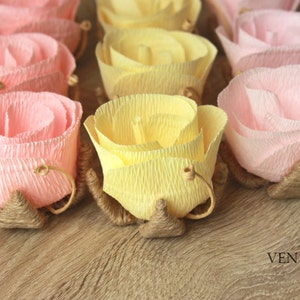 10 Small Table Flowers Rustic Rose Flowers Wedding Table - Etsy