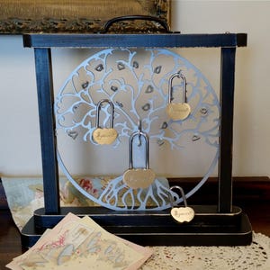 Lovelocks Tree of Life (petite Table Top) Love Locks Wedding Unity ...