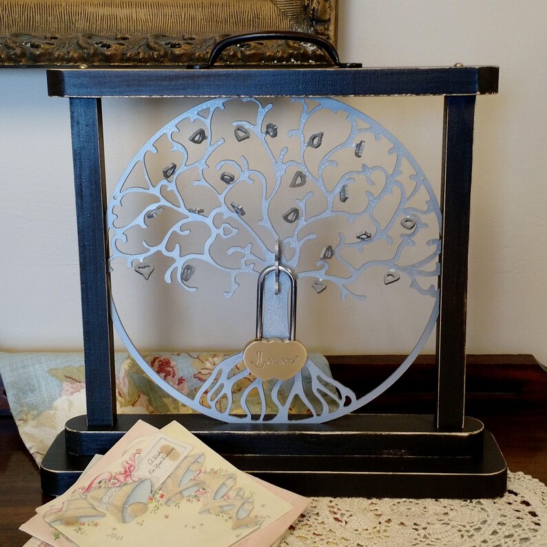 Lovelocks Tree of Life petite Table Top Love Locks Wedding - Etsy UK