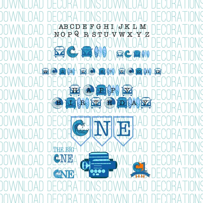 The Big One Svg - Etsy