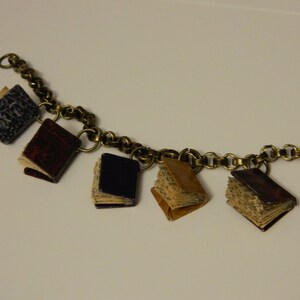 Mini Book Charm - Etsy