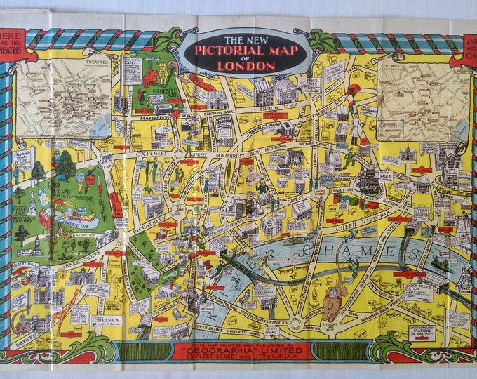 Antique Maps Prints Pictorial Maps & Digital by TheOldMapShop