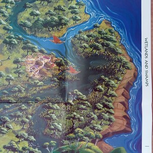 Rare Original 1997 Yowie Kingdom Pictorial Map, by Cadbury Schweppes ...