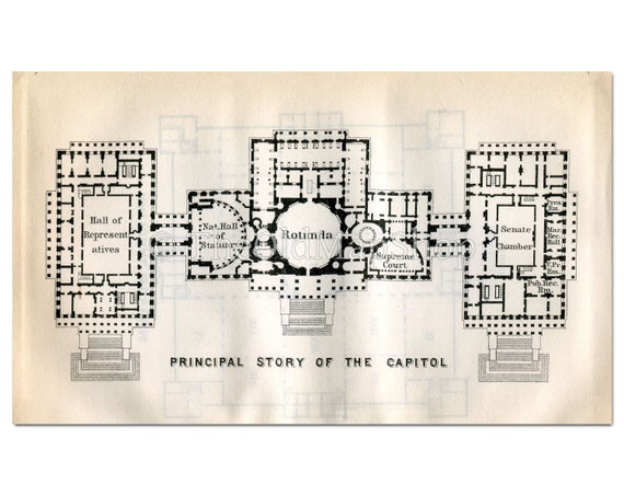 Capitol Building Floor Plan