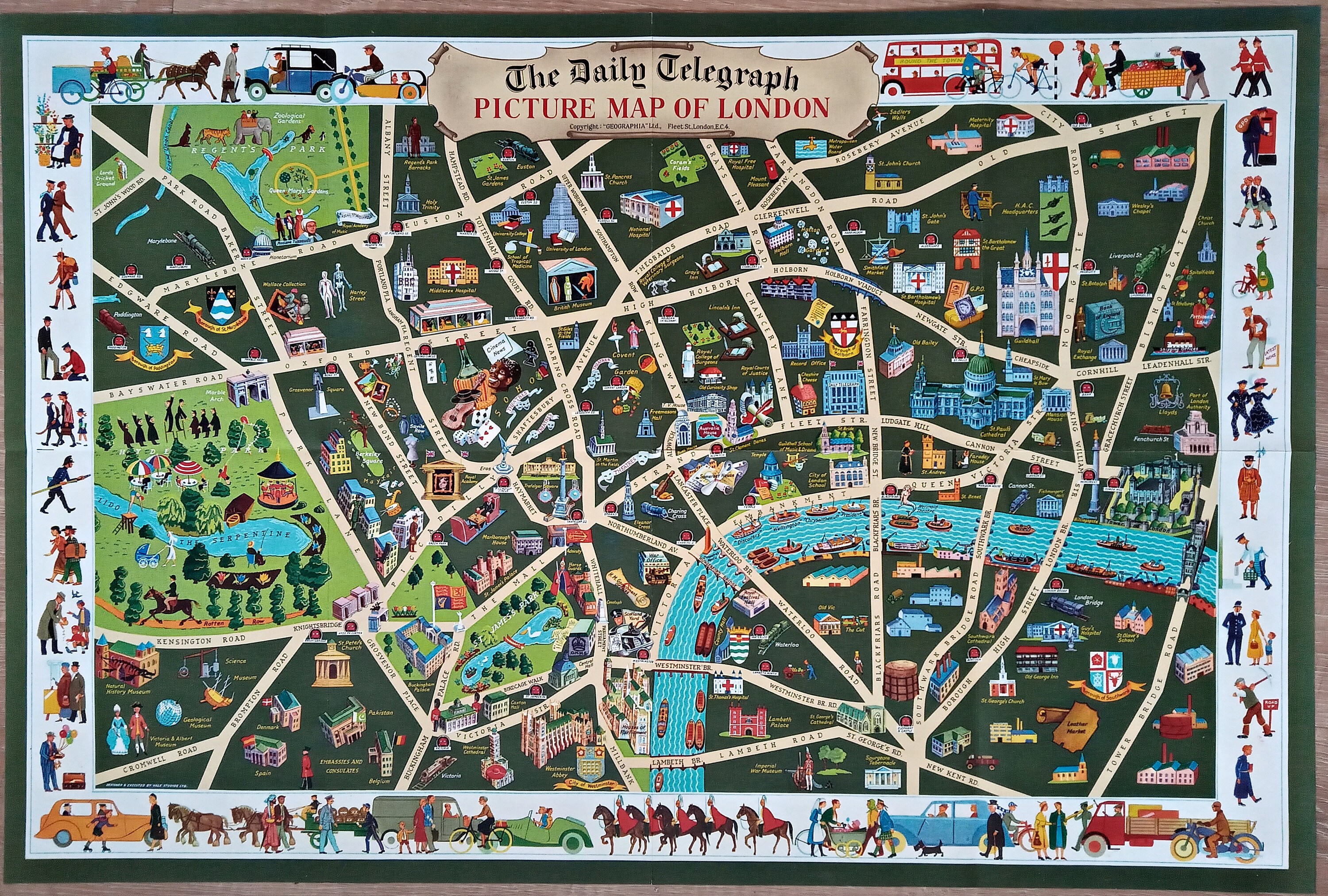 Telegraph Map