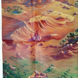 Rare Original 1997 Yowie Kingdom Pictorial Map, by Cadbury Schweppes ...