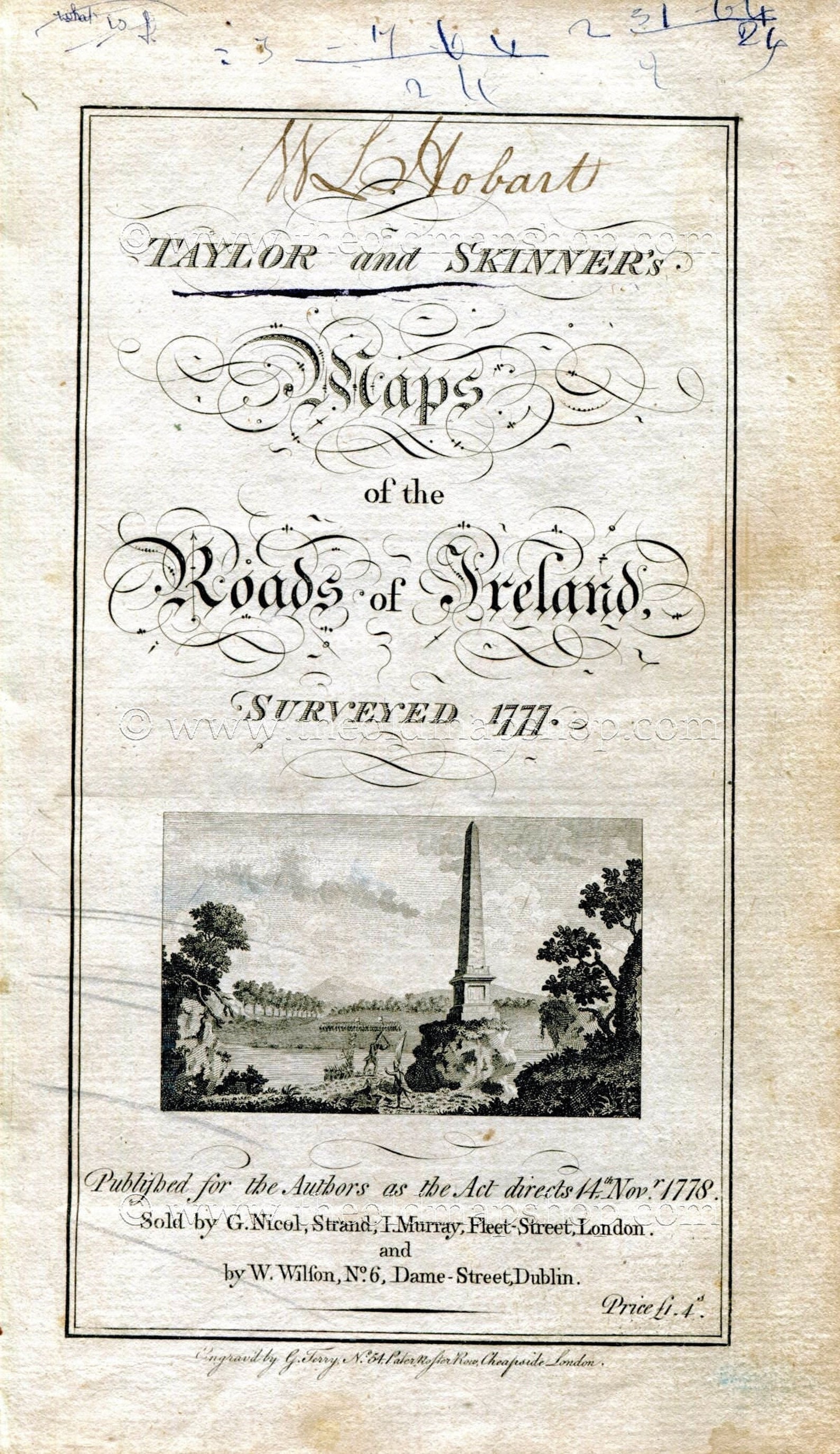 1778 Taylor & Skinner Antique Ireland Road Map 7/8 Newry - Etsy Australia