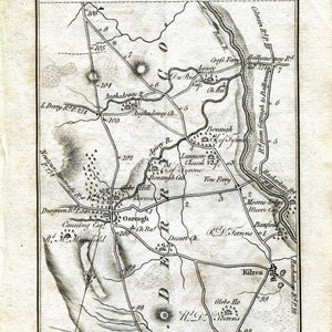 1778 Taylor & Skinner Ireland Road Map Antique 29/30 Swatragh Garvagh ...
