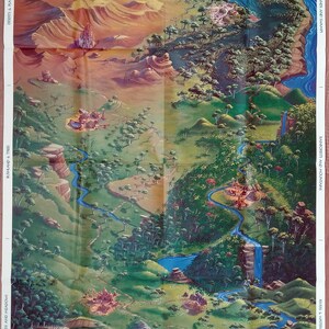 Rare Original 1997 Yowie Kingdom Pictorial Map, by Cadbury Schweppes ...