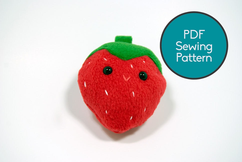 Fruit Pattern Bundle, PDF Sewing Pattern, Pear, Apple, Orange ...