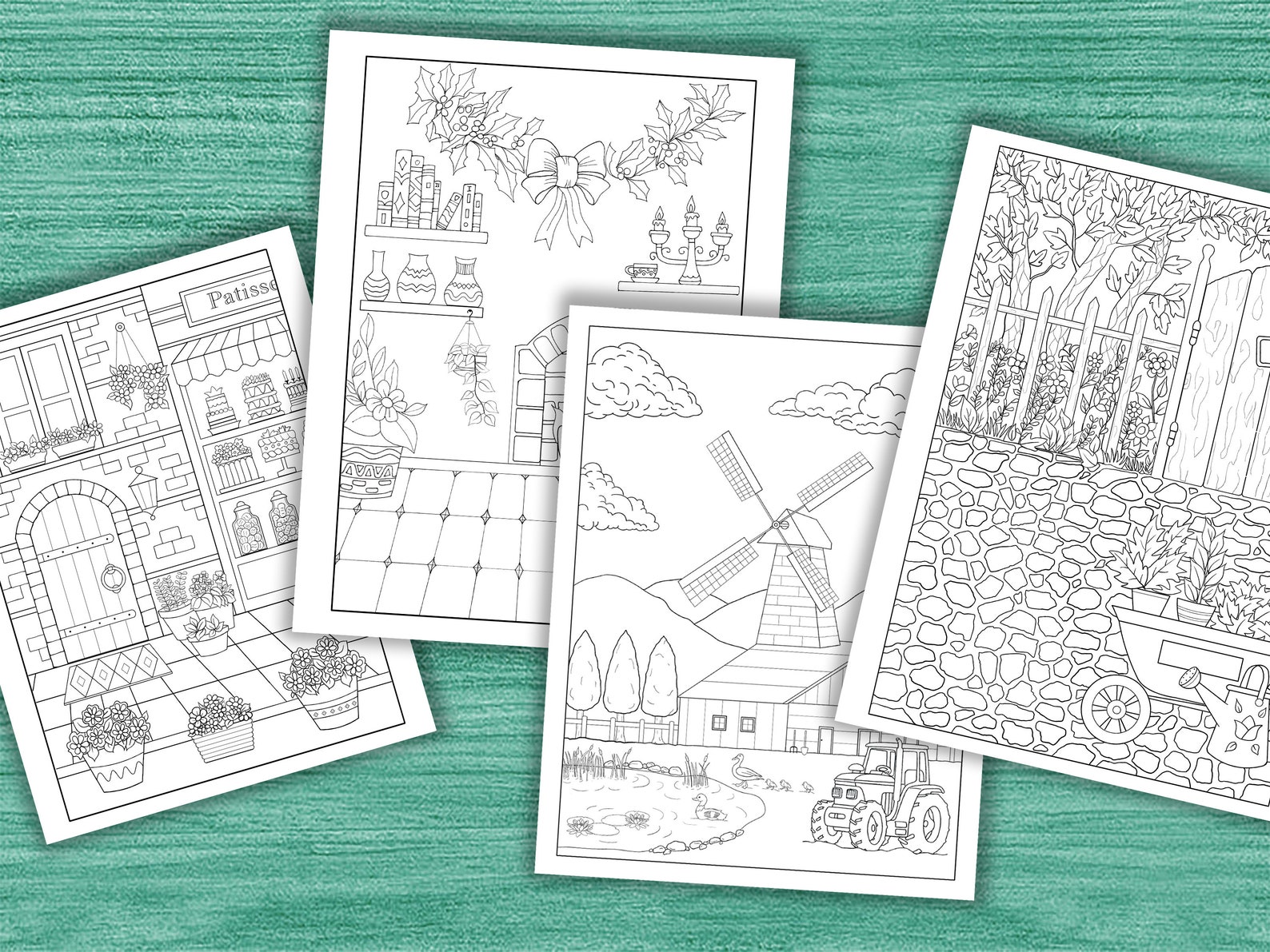 Coloring Book 20 Printable Handmade Drawings Coloring Pages PDF DIGITAL ...