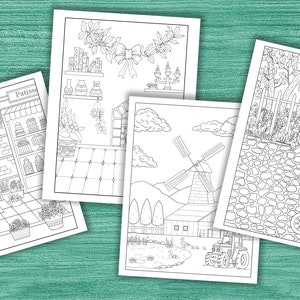 Coloring Book 20 Printable Handmade Drawings Coloring Pages PDF DIGITAL ...