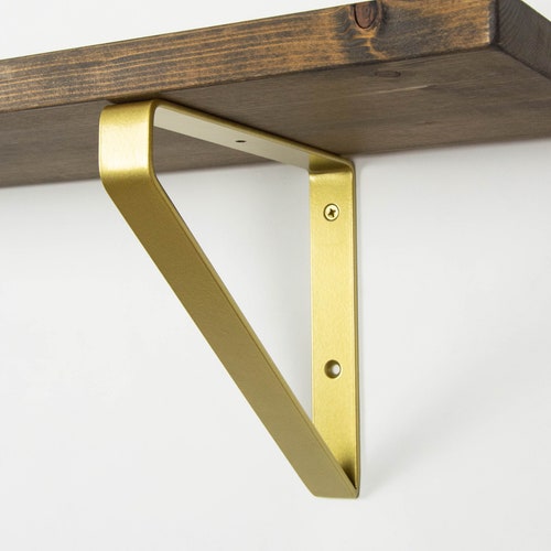 Large Inverted Triangle Bracket Powder Coated Shelf Bracket - Etsy