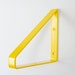Free Shipping Modern Shelf Bracket - Yellow Gloss Color Steel Bracket ...