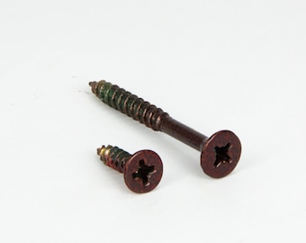 Brass Screws Rustic Screws Old Fashion Screws Menu Board - Etsy