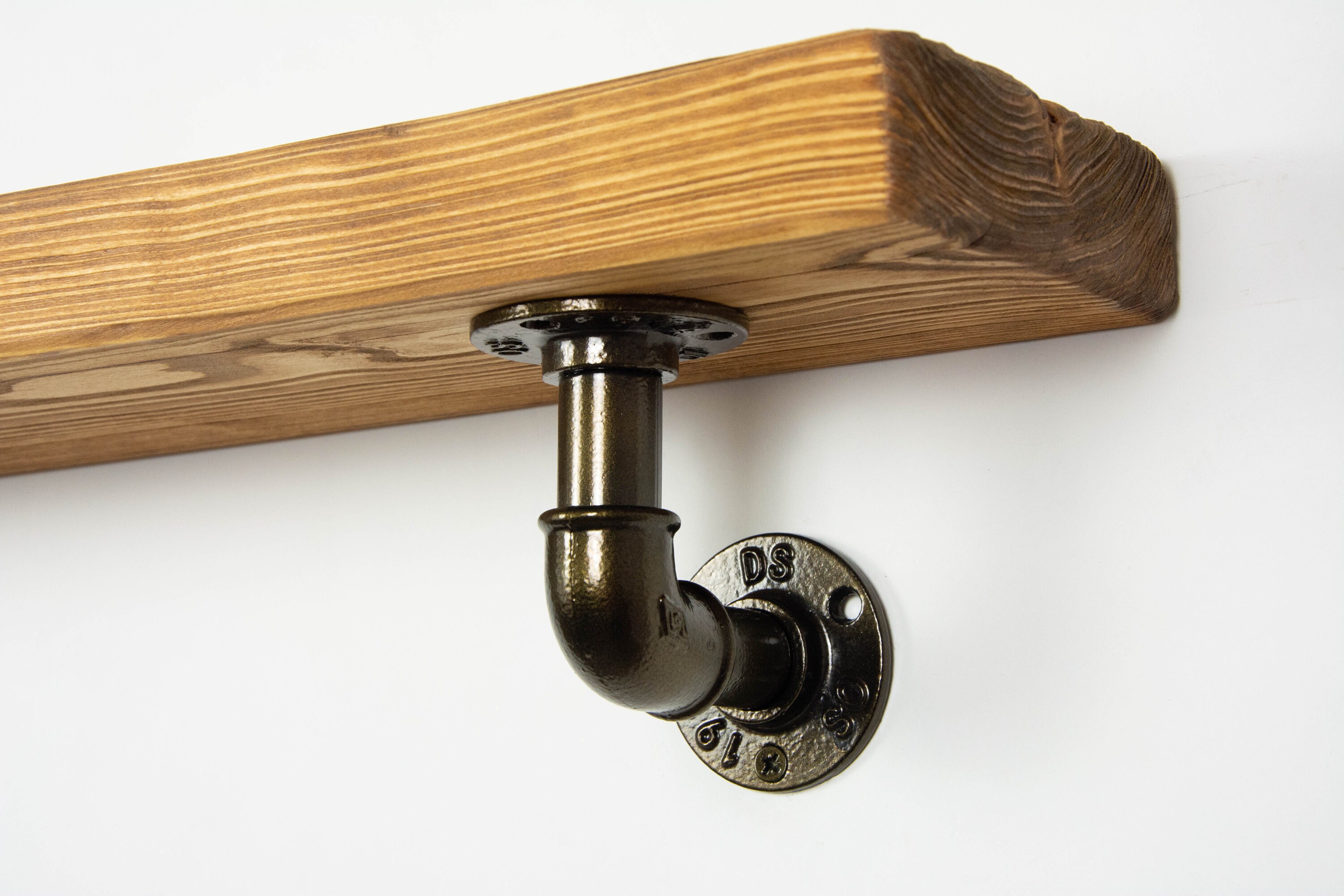 Floating Shelf Bracket Pipe Shelving Farmhouse Decor Industrial 