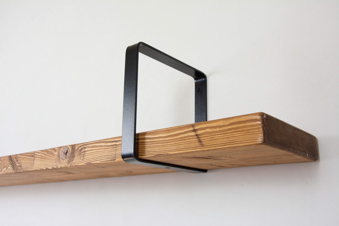 Square Shelf Brackets Powder Coated Shelf Brackets Steel - Etsy