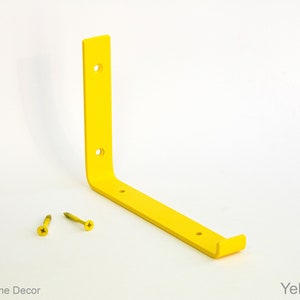 Steel Brackets Yellow Gloss Powder Coated - Newest J Design - Heavy ...
